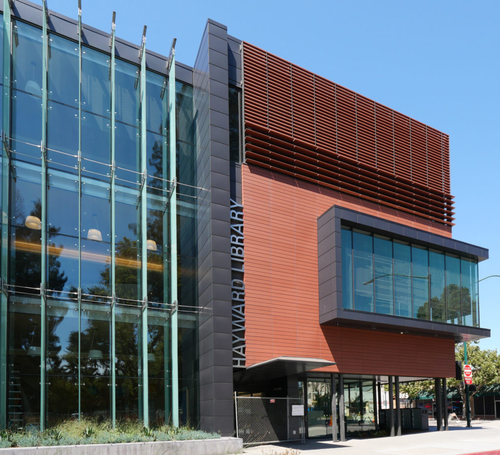 HaywardLibrary_exterior - IDA Structural Engineers